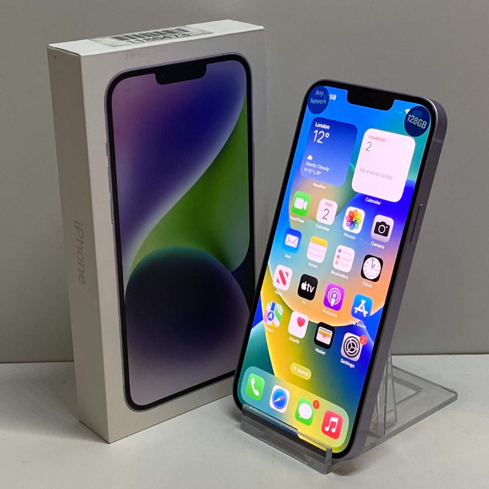 Pre-owned Apple iPhone 14 Plus Unlocked Model A2886 128GB in Purple ...